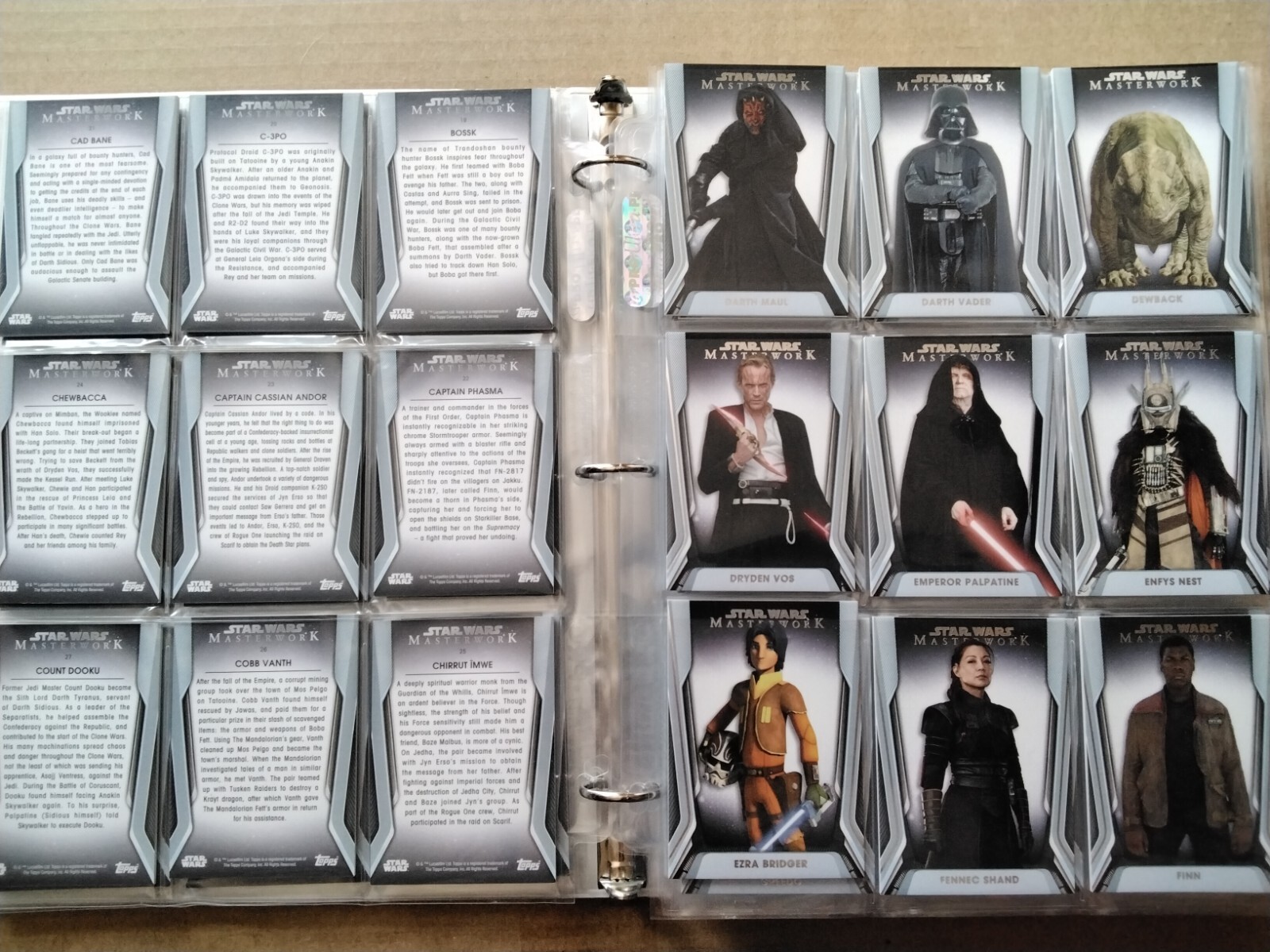 2021 Topps Star Wars Masterwork Complete Base Set 1-100 | eBay