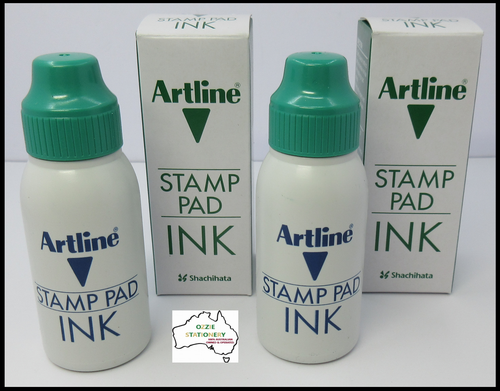 2 x GREEN Artline Stamp Pad Ink 50cc 110504 Value Buying | eBay Australia