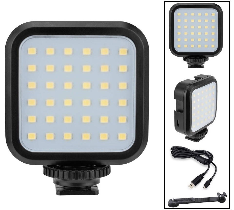 Compact LED Light Kit With Power Set For Canon VIXIA HF R80 R82 R800 | eBay