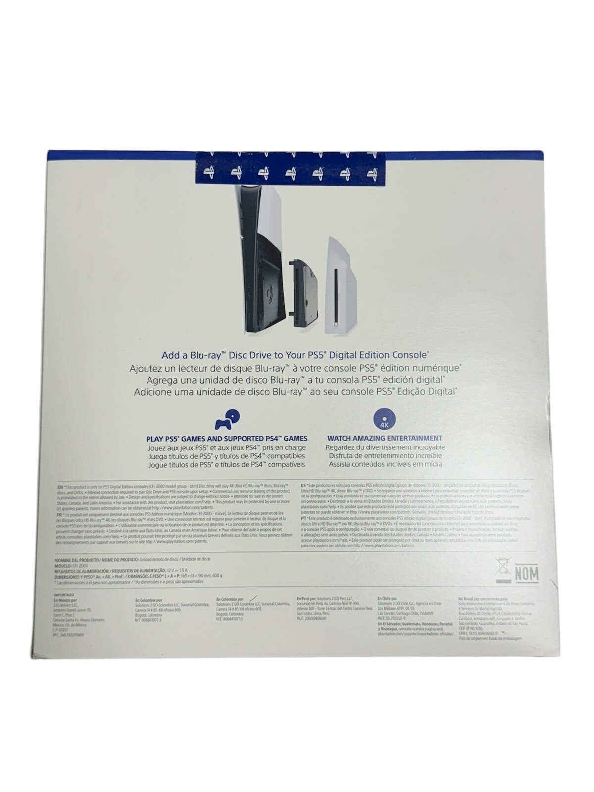 PS5 Slim/PS5 Pro Ultra HD Blu-ray Disc Drive – Playstation 5 Disc Drive ...