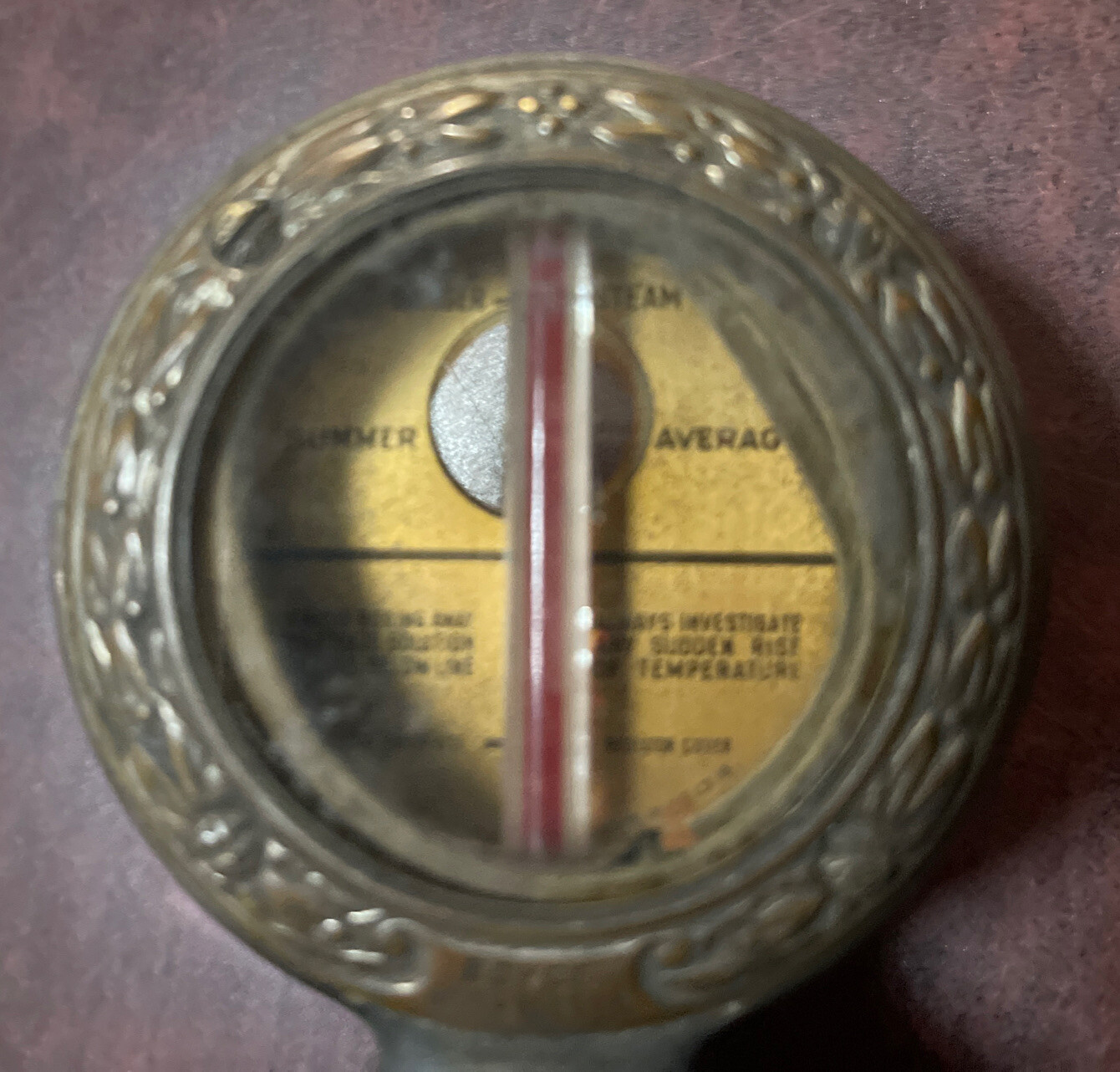 Antique Ford Boyce Motometer Flip Top Radiator Cap Automobile Car Hood ...