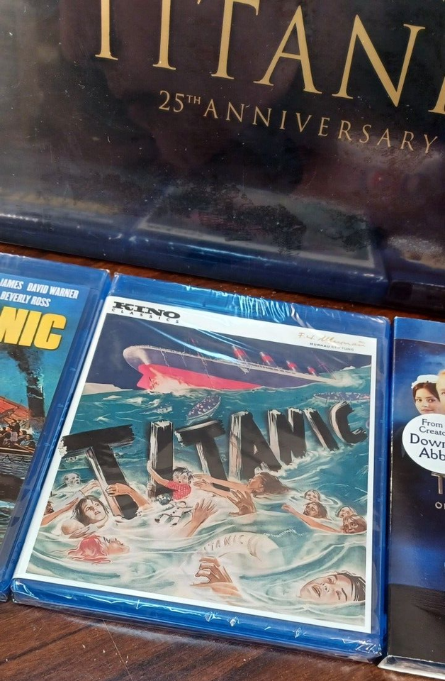 Titanic 25th Anniv 4K+Titanic Miniseries 2012 +S.O.S Titanic + Titanic ...
