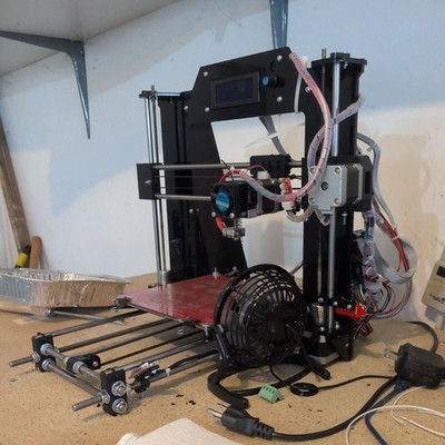 Reprapguru DIY RepRap Prusa I3 V2 Black 3D Printer Kit | eBay