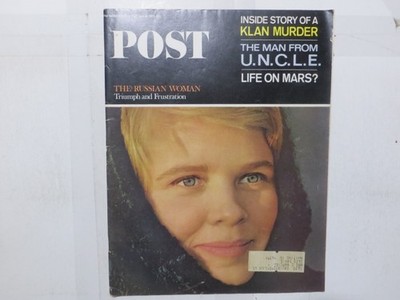 Saturday Evening Post Magazine-June 19, 1965-Russian Woman-Klan Murder ...