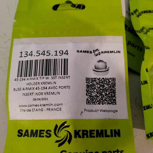 Sames Kremlin 134-545-194 Airmix Tips w/SST insert | eBay