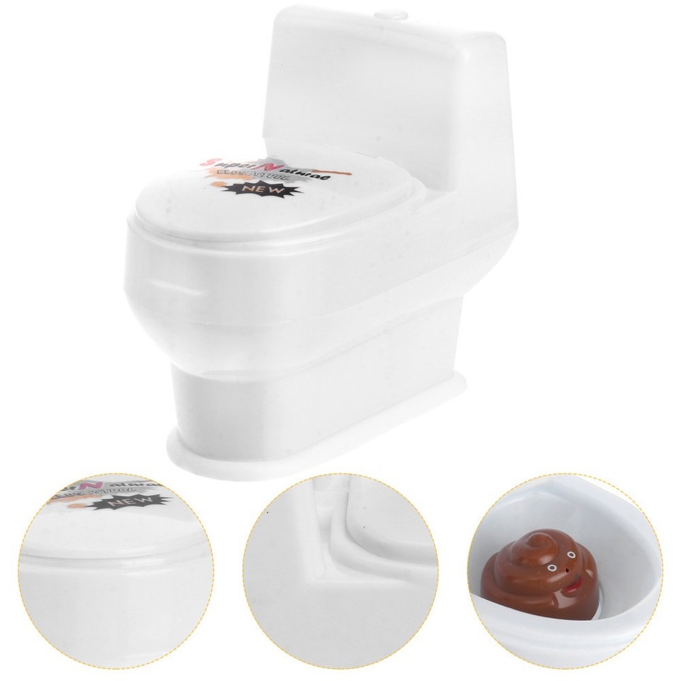 3 Pcs Funny Party Toilet Toy Water Spray Small April Fool's Day Prank ...
