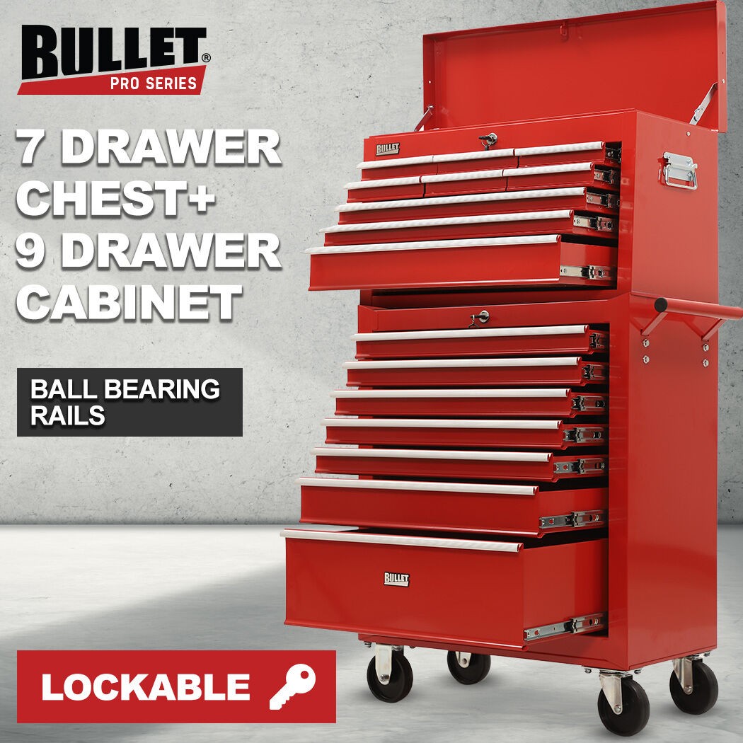 Toolbox Cabinet ToolPRO Edge Series Tool Cabinet 6 Drawer 28 Inch