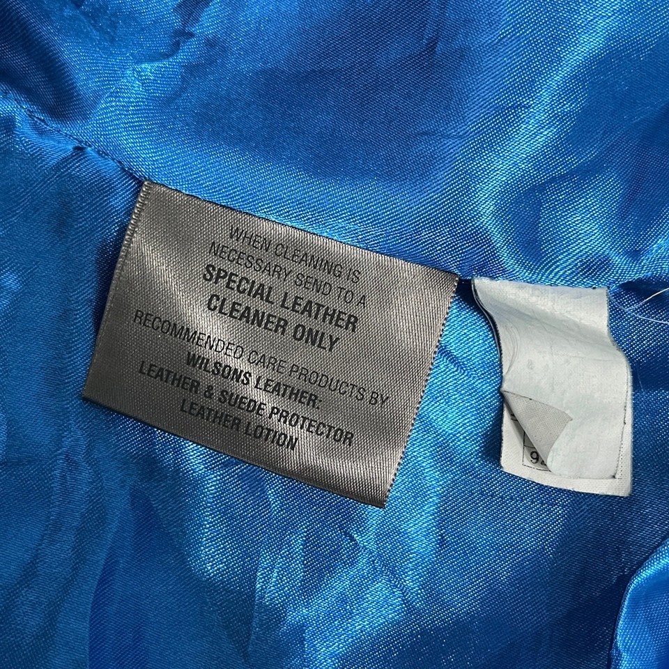 Wilsons Leather Maxima Jacket Womens L Black Full Zip Biker Motorcycle ...