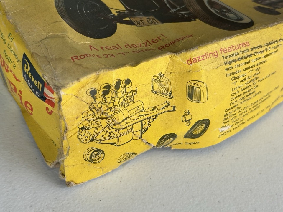 Vintage 1963 Revell Ed Roth Tweedy Pie 1/25 Model Kit – Orig Box ...