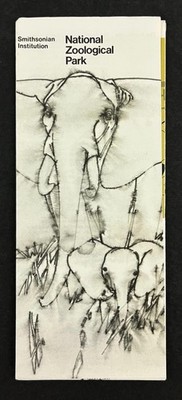 1970s Smithsonian National Zoological Park DC Zoo Map Vintage Travel ...