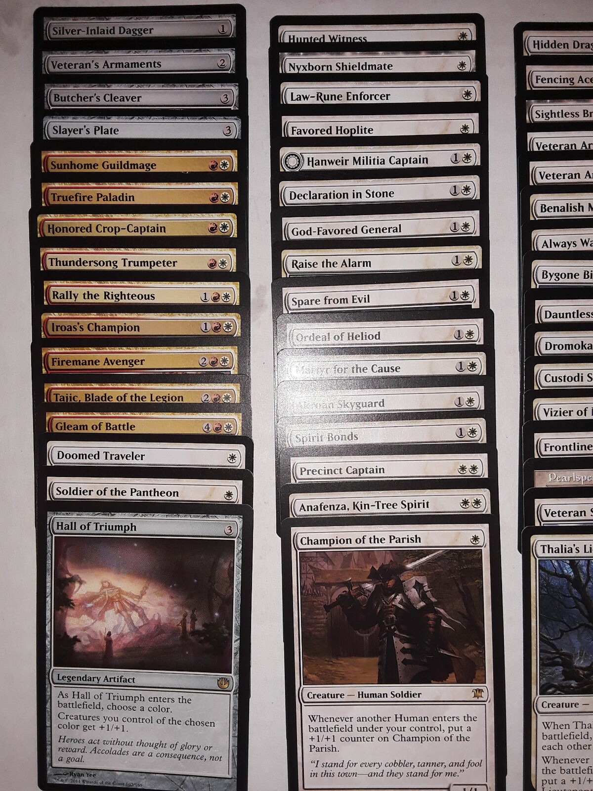 MTG Commander Deck - Anax and Cymede Magic the Gathering Heroic Human ...