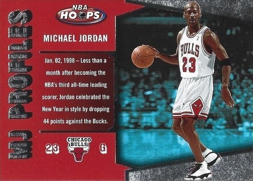 2005-06 FLEER HOOPS MICHAEL JORDAN MJ PROFILES #MJ-20 NBA BASKETBALL ...