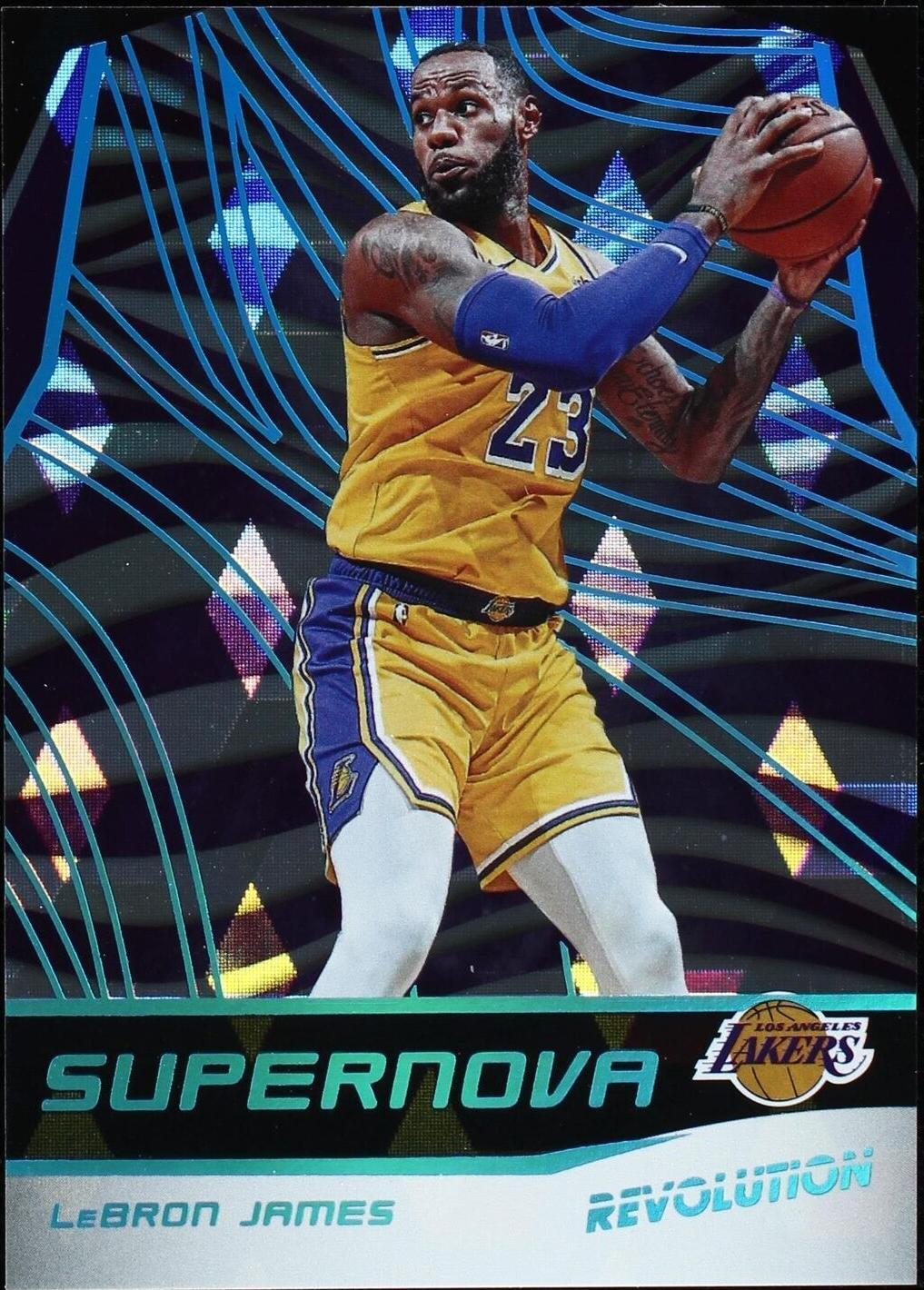 2019-20 Panini Revolution - Supernova LeBron James #2 Cubic /50 for ...