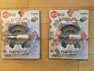 2 Hex Bug Nano Starter Sets that are all brand new in sealed packages ...