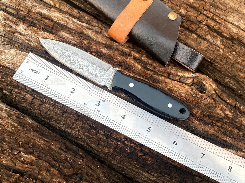 SHARD®™ CUSTOM HAND FORGED DAMASCUS STEEL EDC DAGGER MINI NECK KNIFE W ...