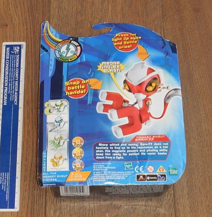 2005 HASBRO SUPER ROBOT MONKEY TEAM HYPER FORCE GO SPRX-77 WITH DVD ...