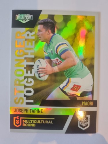2024 Elite NRL - Multicultural Round - #MC04 - Joseph Tapine - Raiders ...