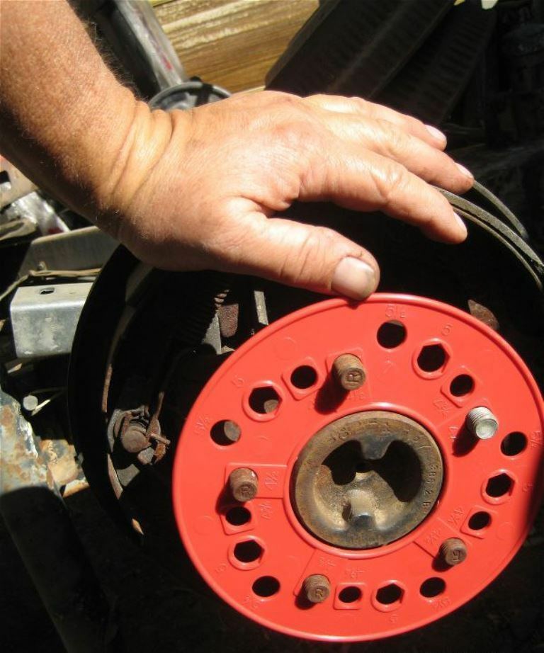 Set of Wheel Bolt Pattern Template Tools Measure Guides American ...