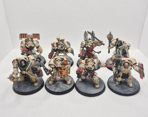 Warhammer 40k Space Marines Dark Angels Deathwing Terminator Squad x8 ...