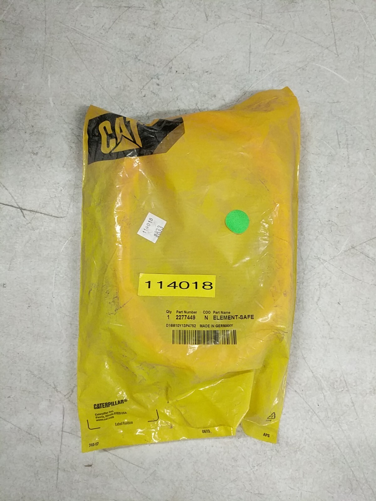 CATERPILLAR 2277449 - Air filter cross reference