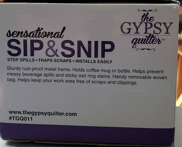 Gypsy Quilter Tgq011 Sensational SIP & Snip Clamp for sale online | eBay