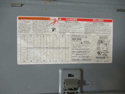 Square D QO112L125G, 125A Main Lug, 120/240V, 1PH 3W, 12 CKT Load ...
