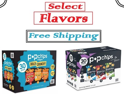 Popchips Bold & Crunchy Ridges Variety Box (30 Count) | eBay
