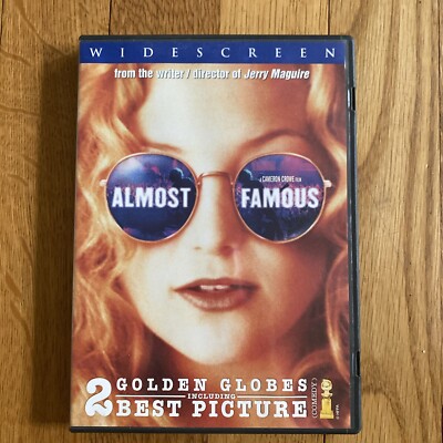 Almost Famous (DVD, 2001), Kate Hudson, Billy Crudup, Frances McDormand ...