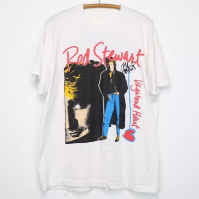 Signature Rod Stewart White 100% Cotton Full Size Shirt | eBay