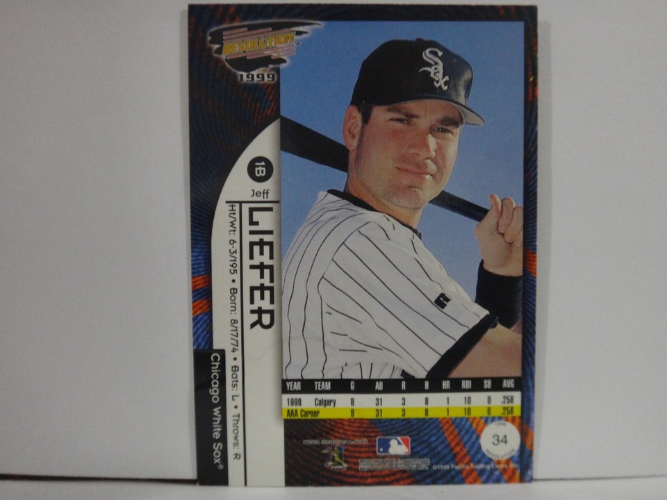1999 Revolution Baseball Card #34 Jeff Liefer SP | eBay