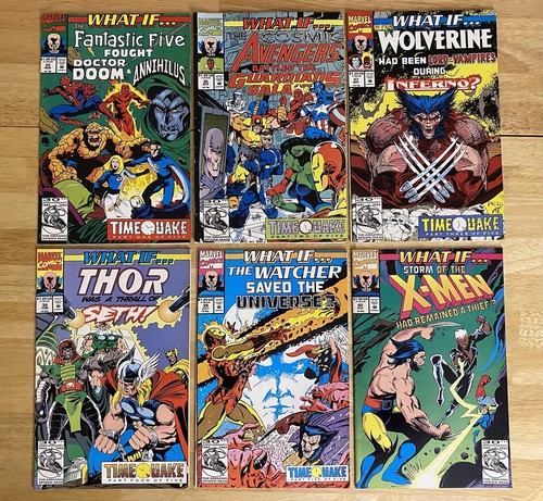 What If Run 6 Timequake #35 36 37 38 39 40 X-men Wolverine Avengers ...