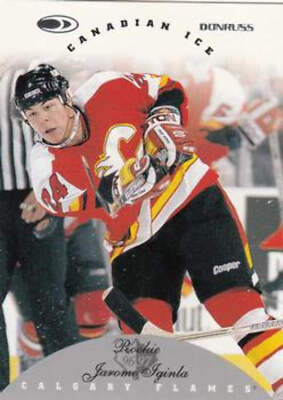 #124 Jarome Iginla - Calgary Flames - 1996-97 Donruss Canadian Ice ...