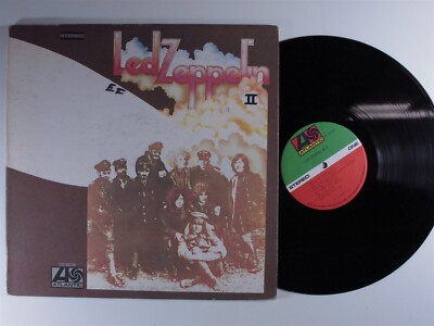LED ZEPPELIN II ATLANTIC SD-8236 LP ludwig "hot mix" matte gatefold h ...