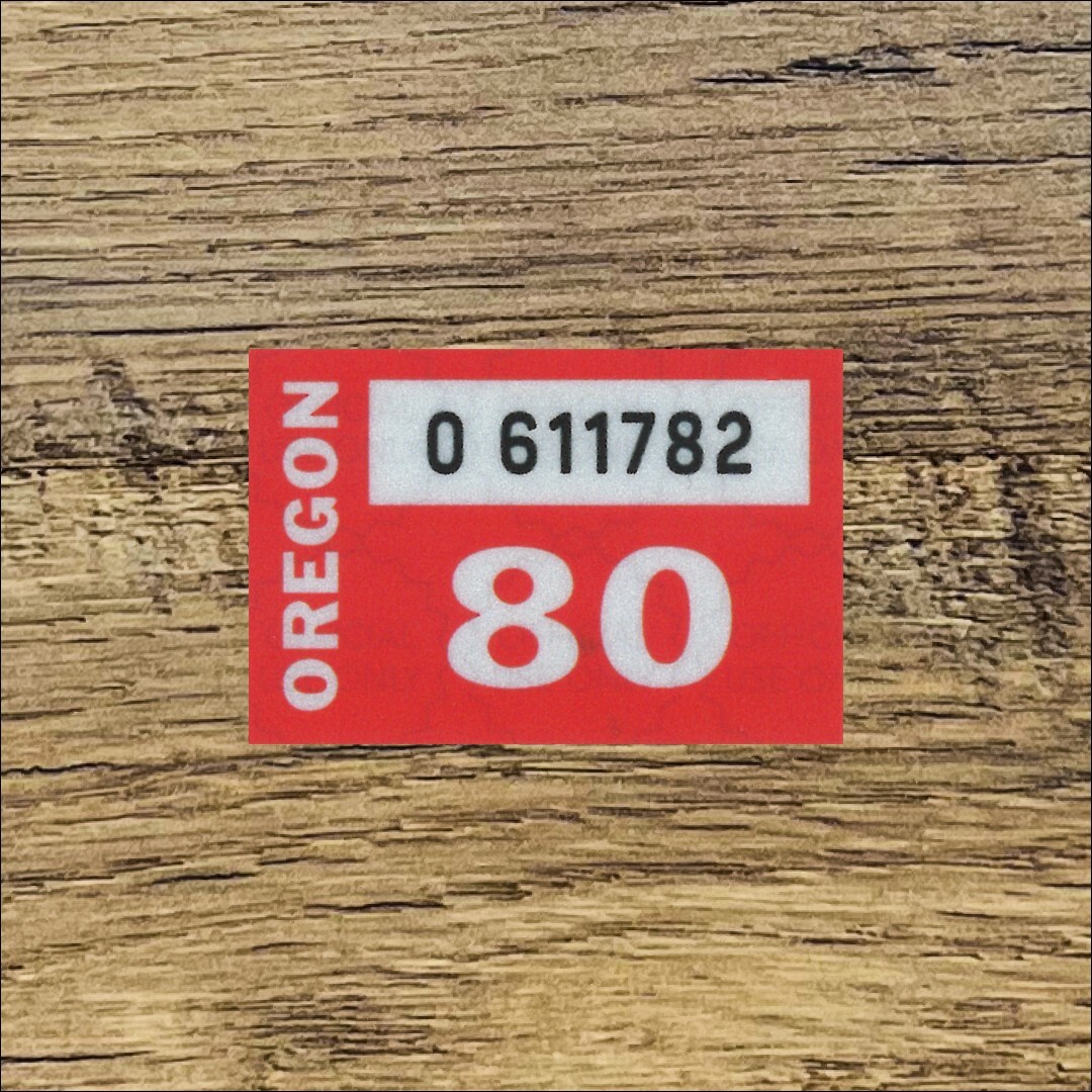 OREGON 1980 License Plate Registration Tab | eBay UK