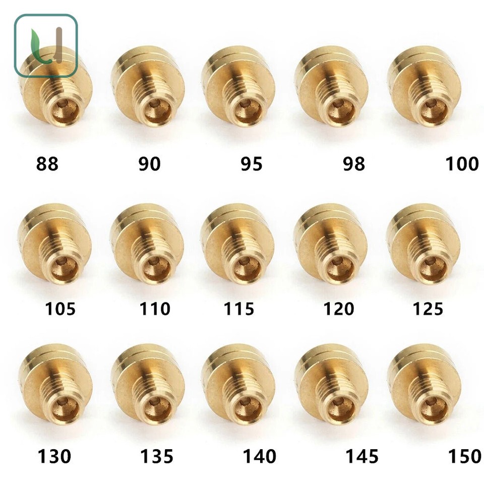 New 15 Pcs Main Jets For Mikuni 28mm 26mm N100/604 VM22 VM24 VM26 VM30 ...