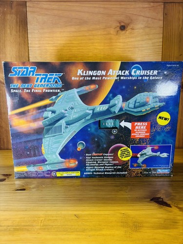 Star Trek 1993 Playmates ‘Klingon Attack Cruiser’ Collectors Ed. 6155 ...