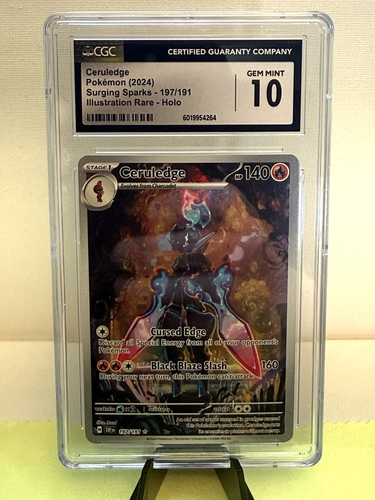Pokemon TCG: Scarlet & Violet Surging Sparks Ceruledge 197/191 IR CGC ...