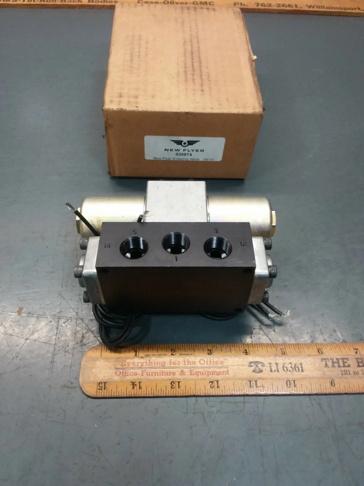 Купить Ибей | NOS New Flyer Bus 038874 Kneeling Valve, 4-Way Solenoid ...