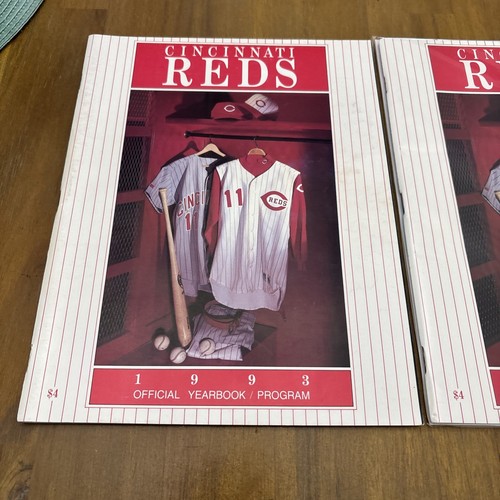 1993 Cincinnati Reds Official Yearbook/Program Magazine Lot Of 2 | eBay