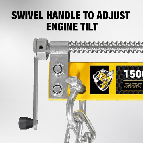 Heavy Duty Engine Hoist Leveler Cherry Picker Shop Crane Load Lift Tool ...