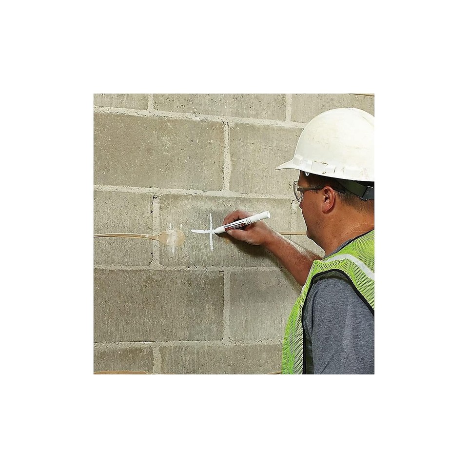 Sharpie Mean Streak Permanent Marking Stick, Bullet Tip, White, Box of ...