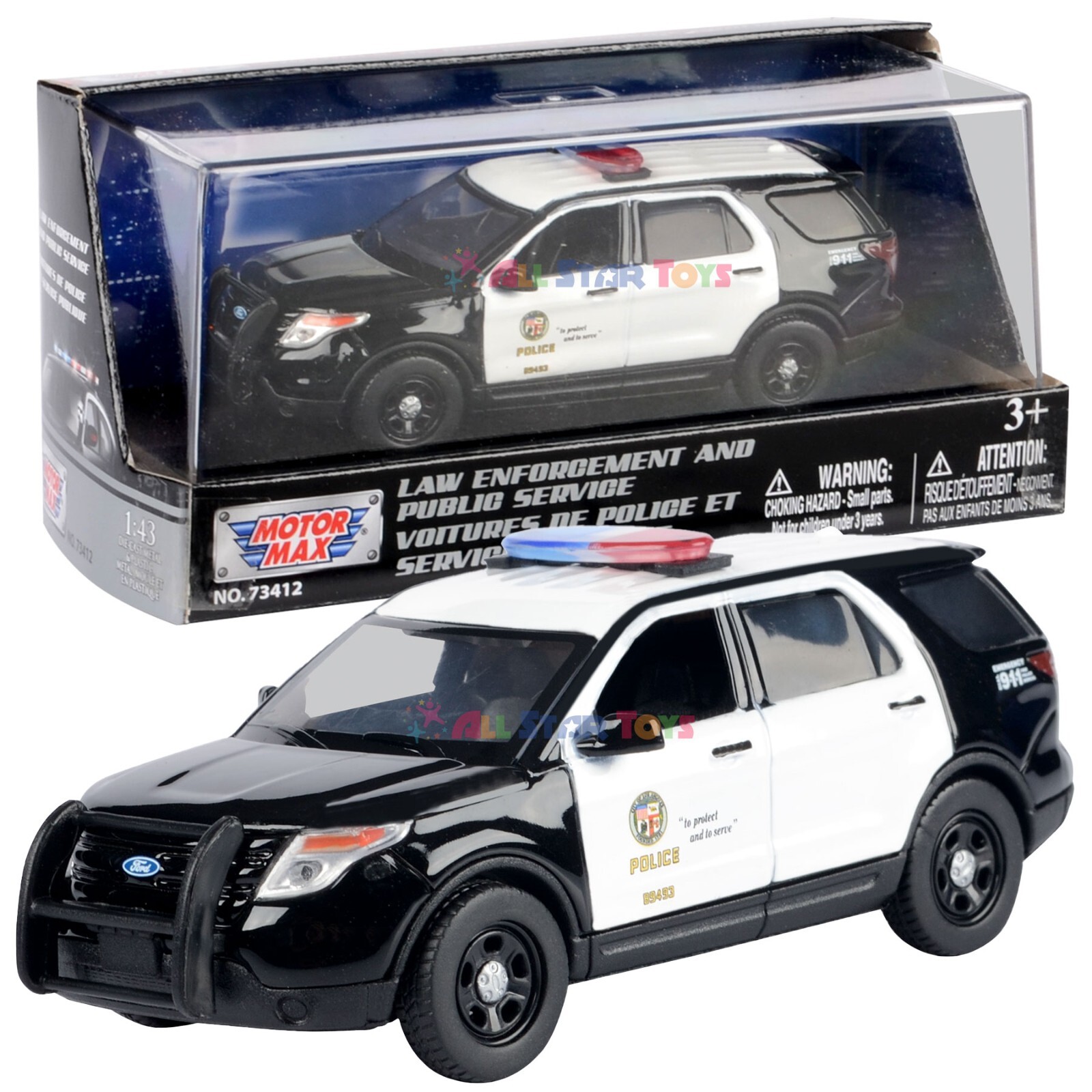 2015 FORD EXPLORER LAPD Los Angeles Police Dept PI Utility 1:43 ...