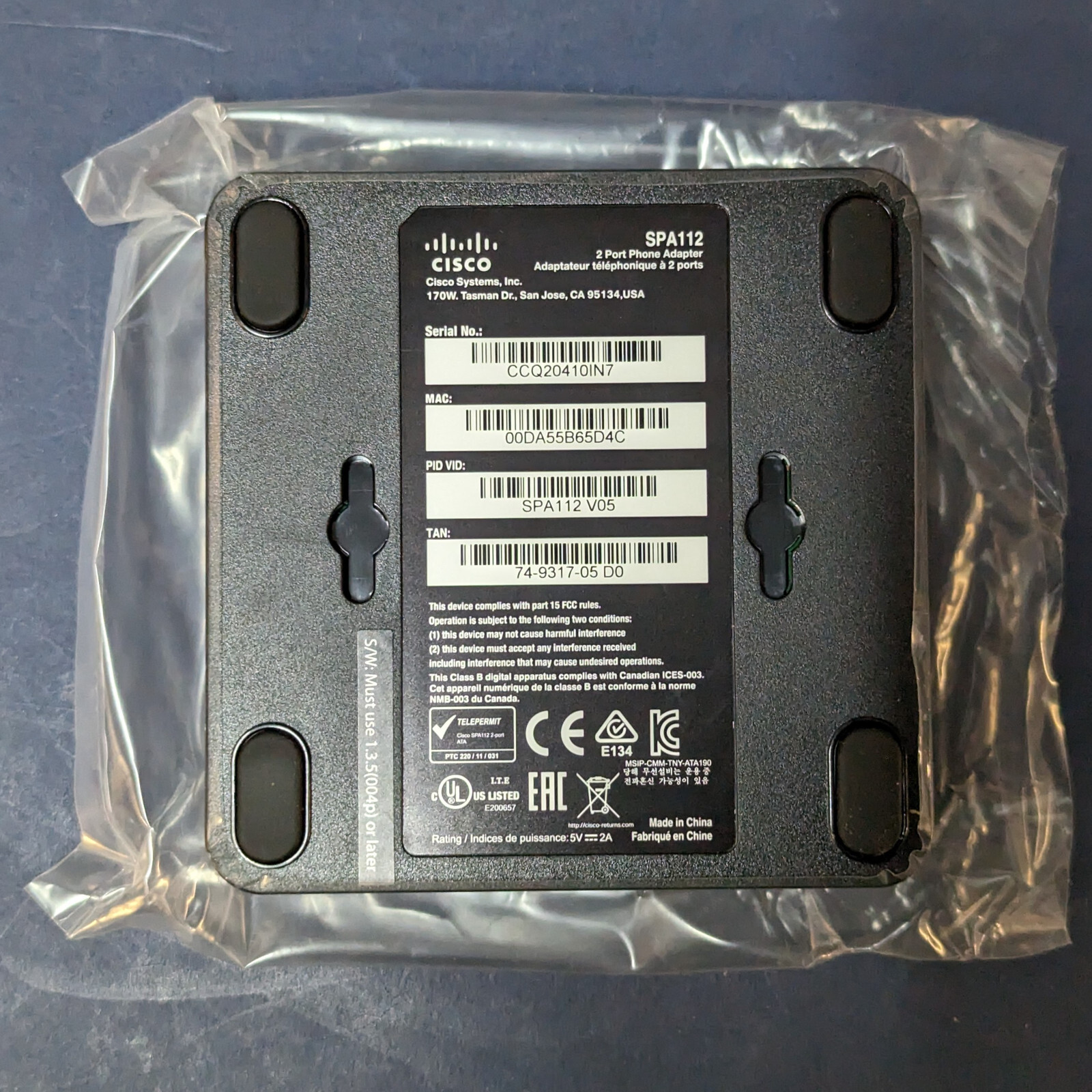 Cisco SPA112 10Mbps Wired Router for sale online | eBay