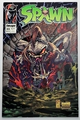 Spawn #33 (1995) Vintage Key Comic, 1st Cameo Appearance of Freak (Eyes ...