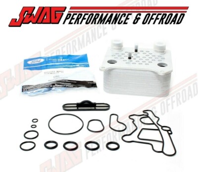 03-10 Ford 6.0 6.0L Powerstroke Diesel OE+ Oil Cooler Kit w/ OEM Cover ...