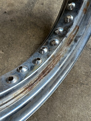 Harley Davidson Big Twin Knucklehead Panhead Shovelhead 16" Rim Hoop ...