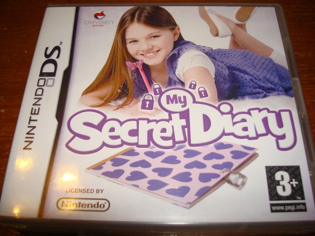 My Secret Diary Nintendo DS NDS 2ds DSL DSi 3ds Video Game UK Release ...