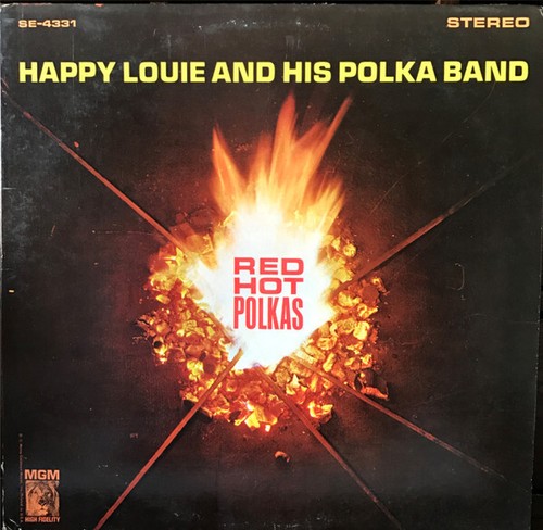 Happy Louie And His Polka Band - Red Hot Polkas 1966 LP, Album MGM ...
