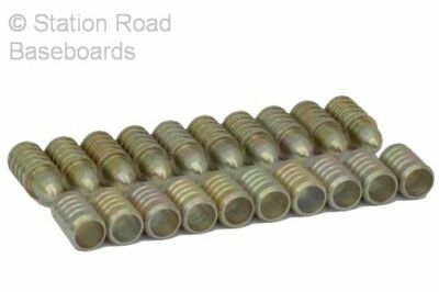 10 x Model Railway Train Set Baseboard Alignment Dowel Pins Cabinet ...