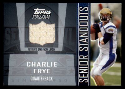 2005 Topps Draft Picks & Prospects Senior Standout Jersey Charlie Frye ...